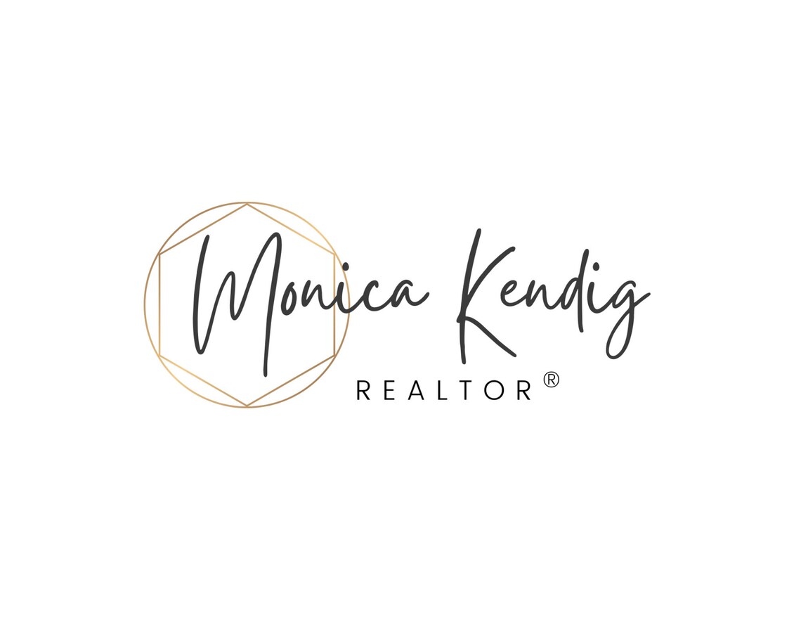 Gold Monogram Realtor Logo Modern Real Estate Logo Design - Etsy