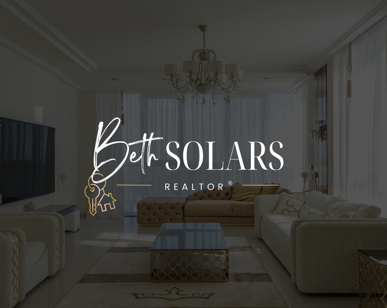 Gold Realtor Logo Realtor Brand Design Modern Real Estate | Etsy
