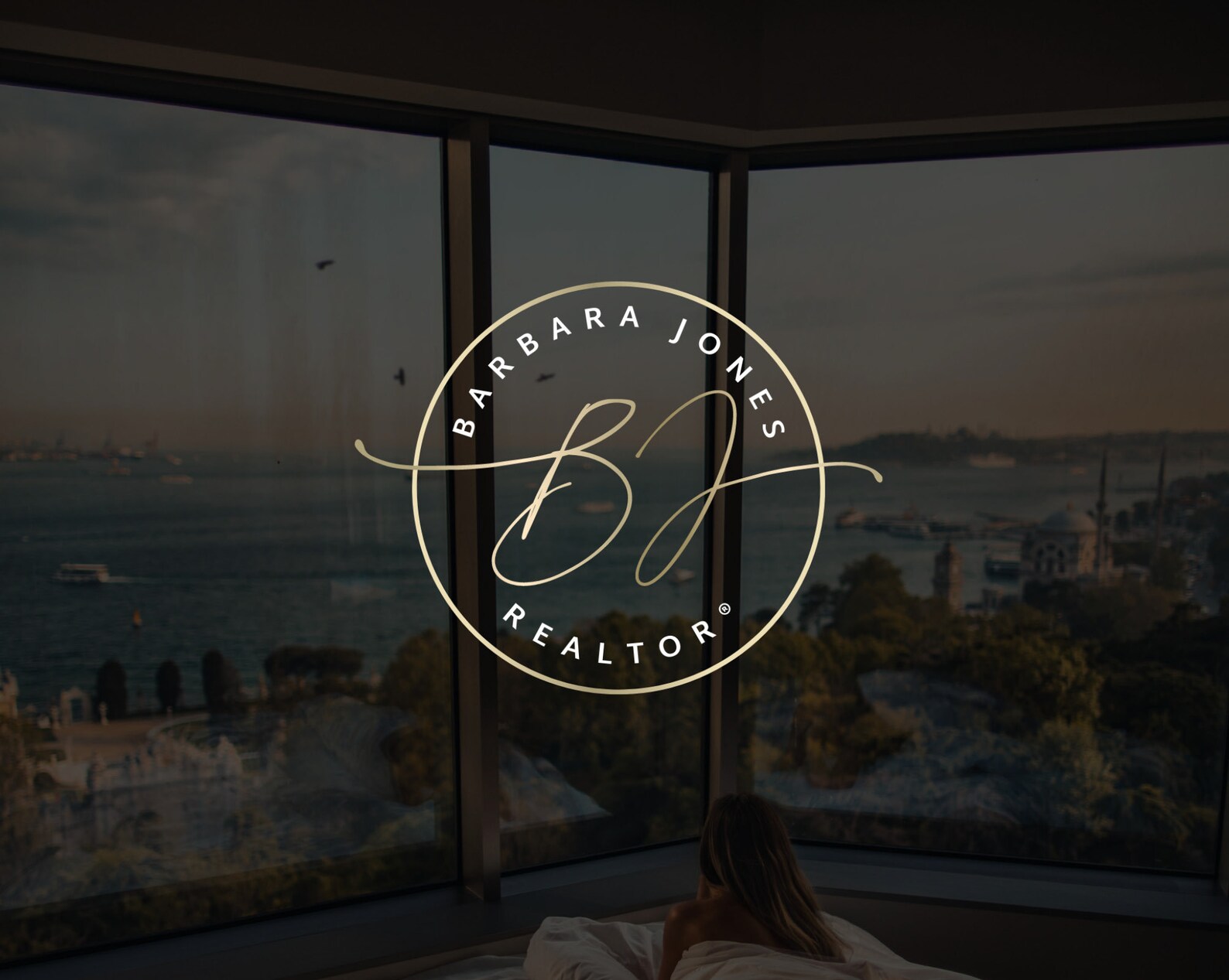 Gold Realtor Logo House Logo Design Modern Real Estate Logo - Etsy