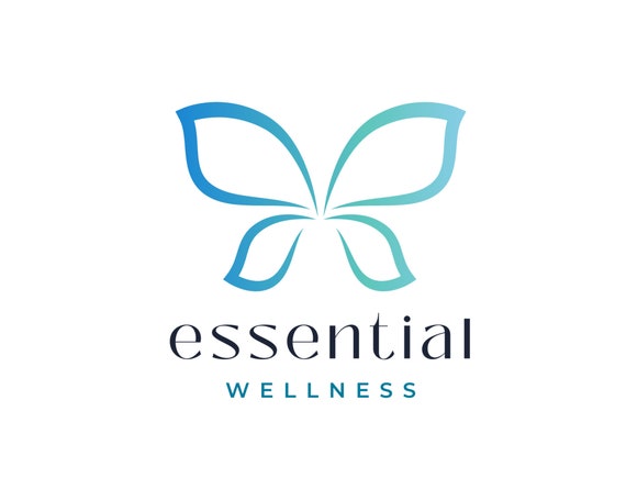 Butterfly Logo Design Branding Template Canva Health Logo - Etsy