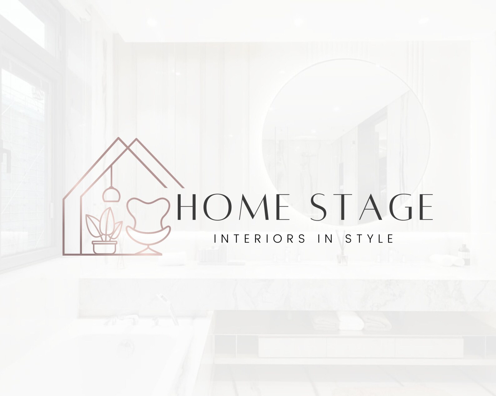 Home Staging Logo Interior Design Logo Home Furniture Logo - Etsy
