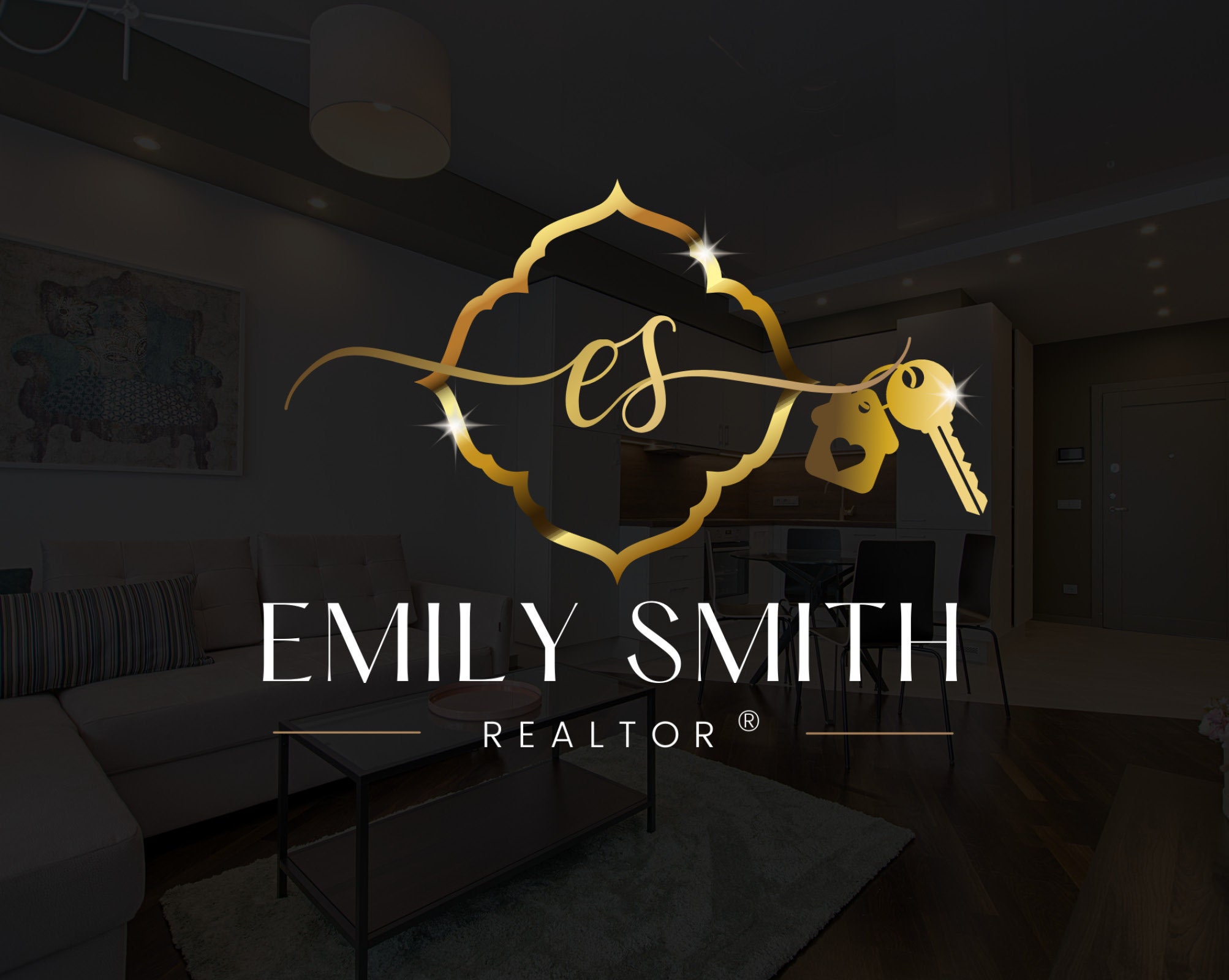 Realtor Logo Design Real Estate Logo and Branding Template - Etsy