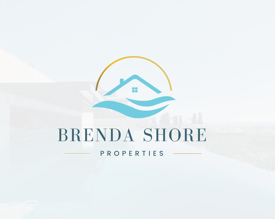 Sea House Logo, Vacation House Logo, Rentals Logo Design, Holiday Home ...