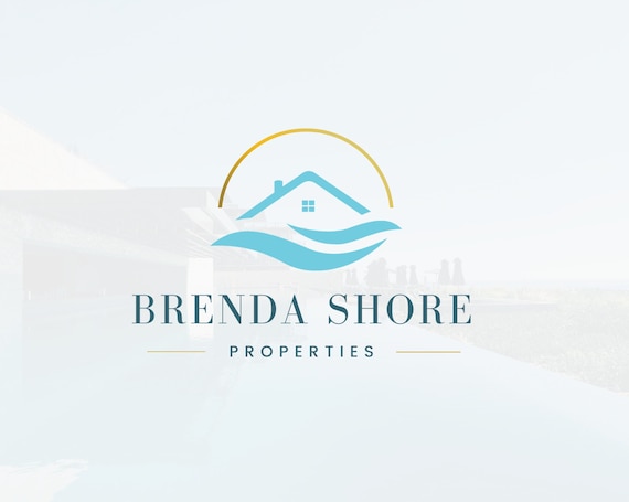Sea House Logo Vacation House Logo Rentals Logo Design - Etsy