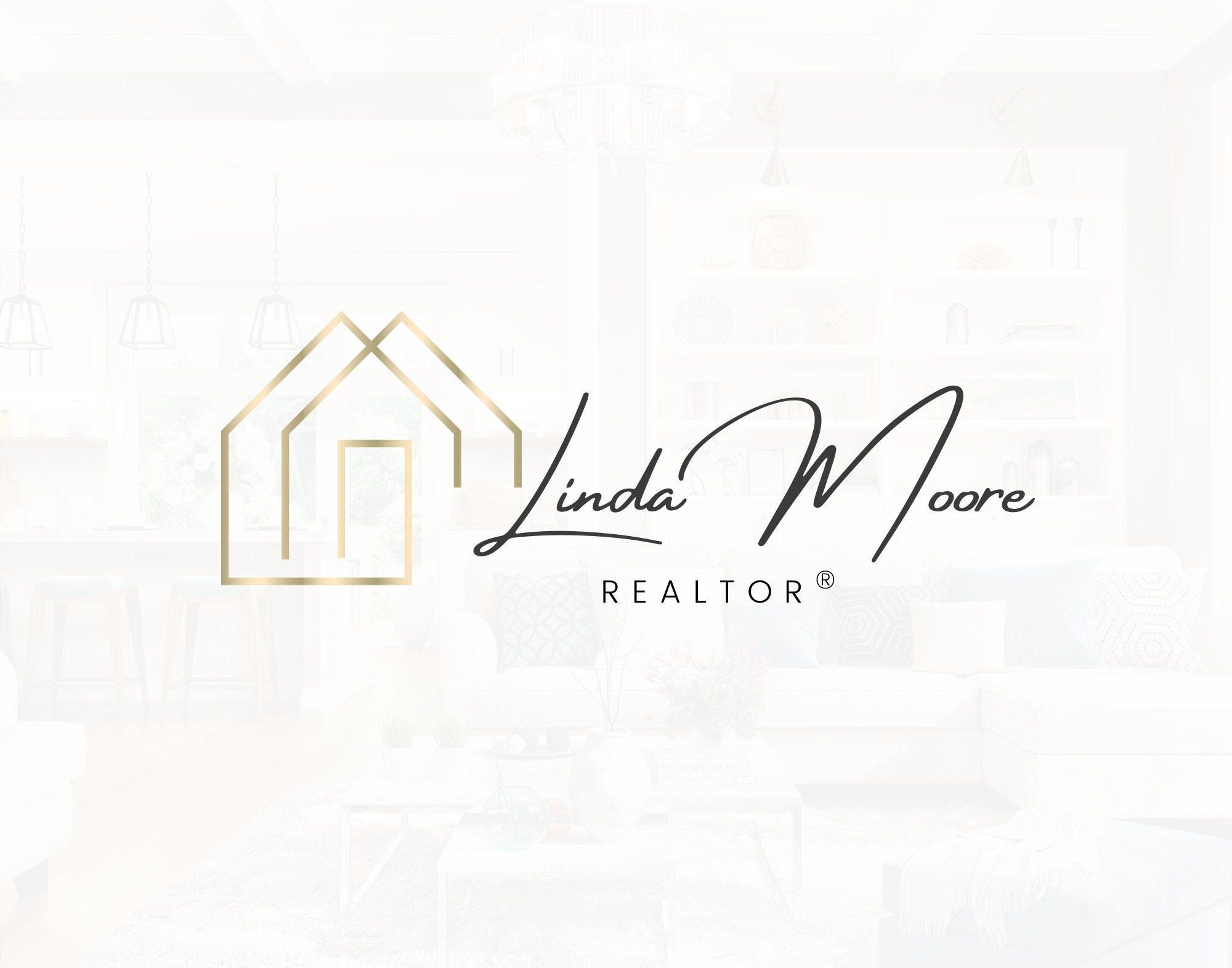 Realtor Logo and Branding Design Template Canva Real Estate - Etsy