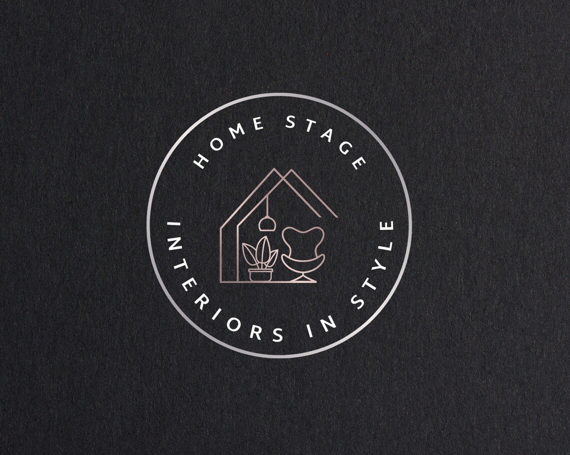Home Staging Logo Interior Design Logo Home Furniture Logo - Etsy