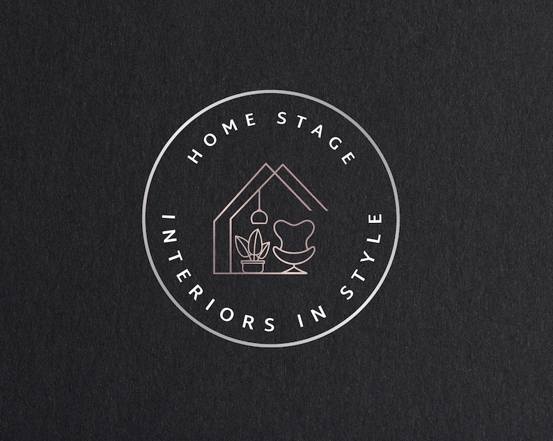 Home Staging Logo Interior Design Logo Home Furniture Logo - Etsy
