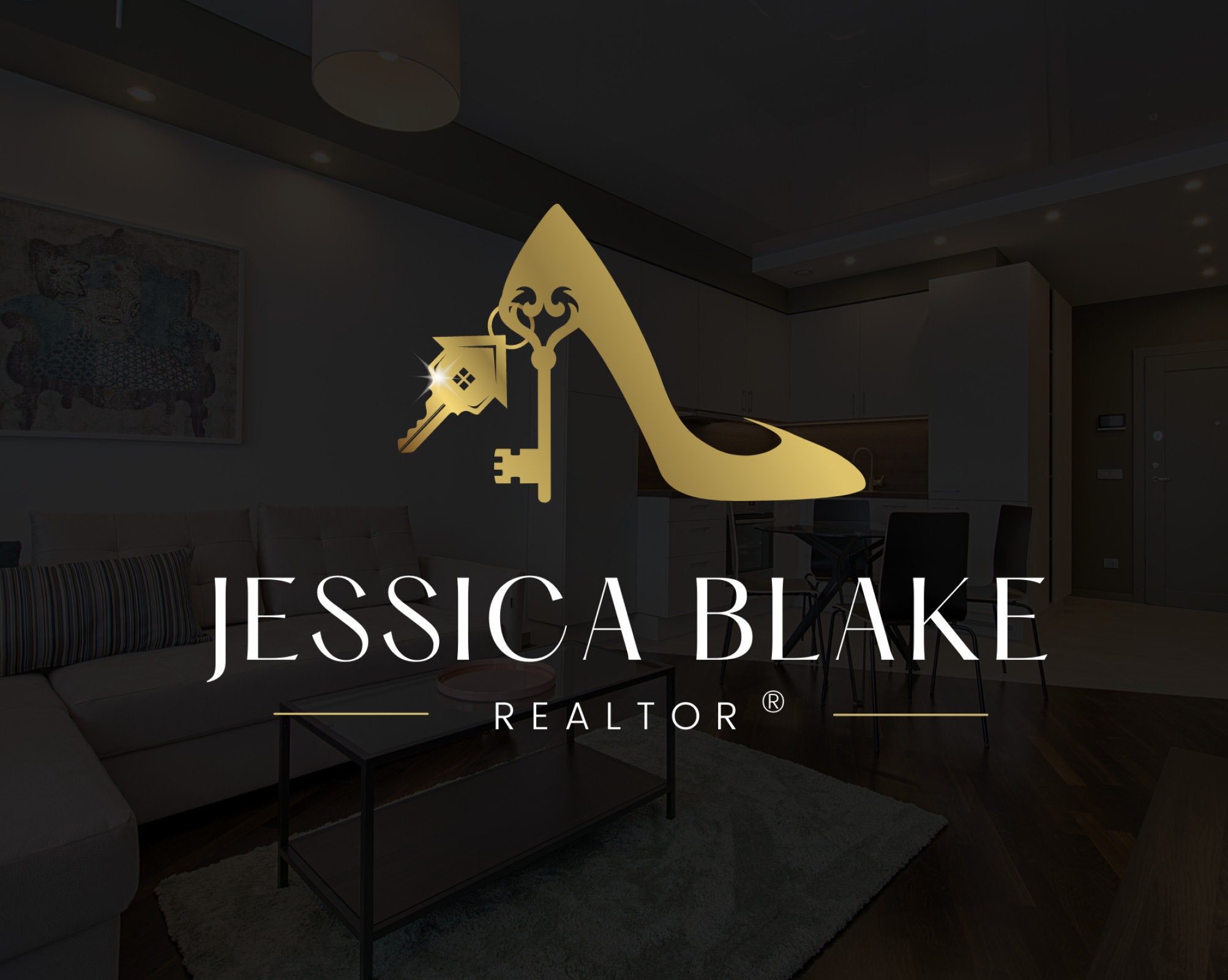 Realtor Logo and Branding Design Template Canva Real Estate - Etsy