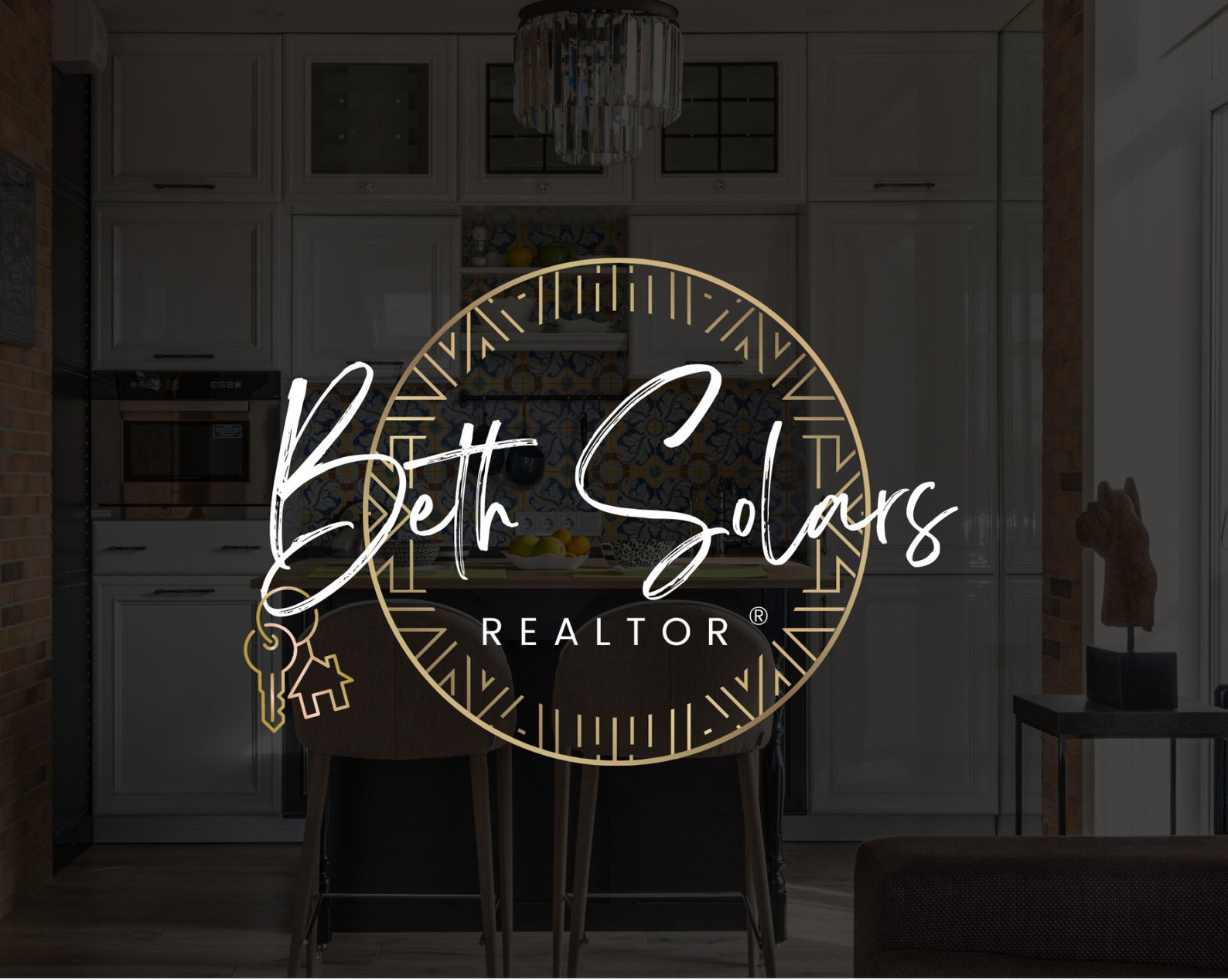 Gold Realtor Logo Realtor Brand Design Modern Real Estate - Etsy