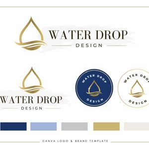 Water Drop Logo, Drip Logo Design, Liquid Branding, IV Drip Logo ...