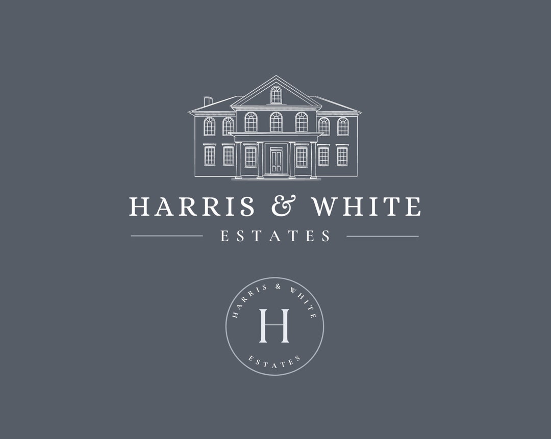 Estate House Logo Design: Realtor Branding Template (canva Editable) - Etsy