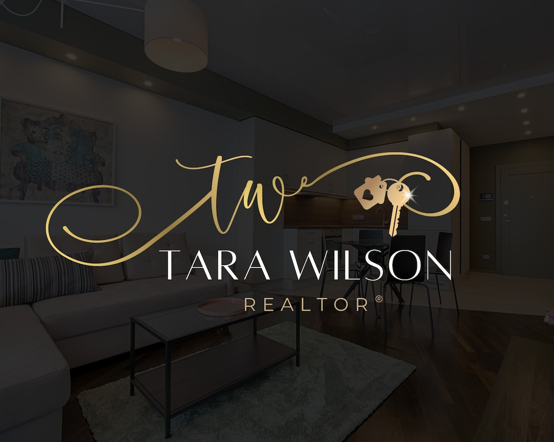 Realtor Logo Design, Real Estate Logo and Branding Template, Gold Key ...