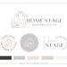 Modern Home Staging Logo: Interior Design Canva Template - Etsy
