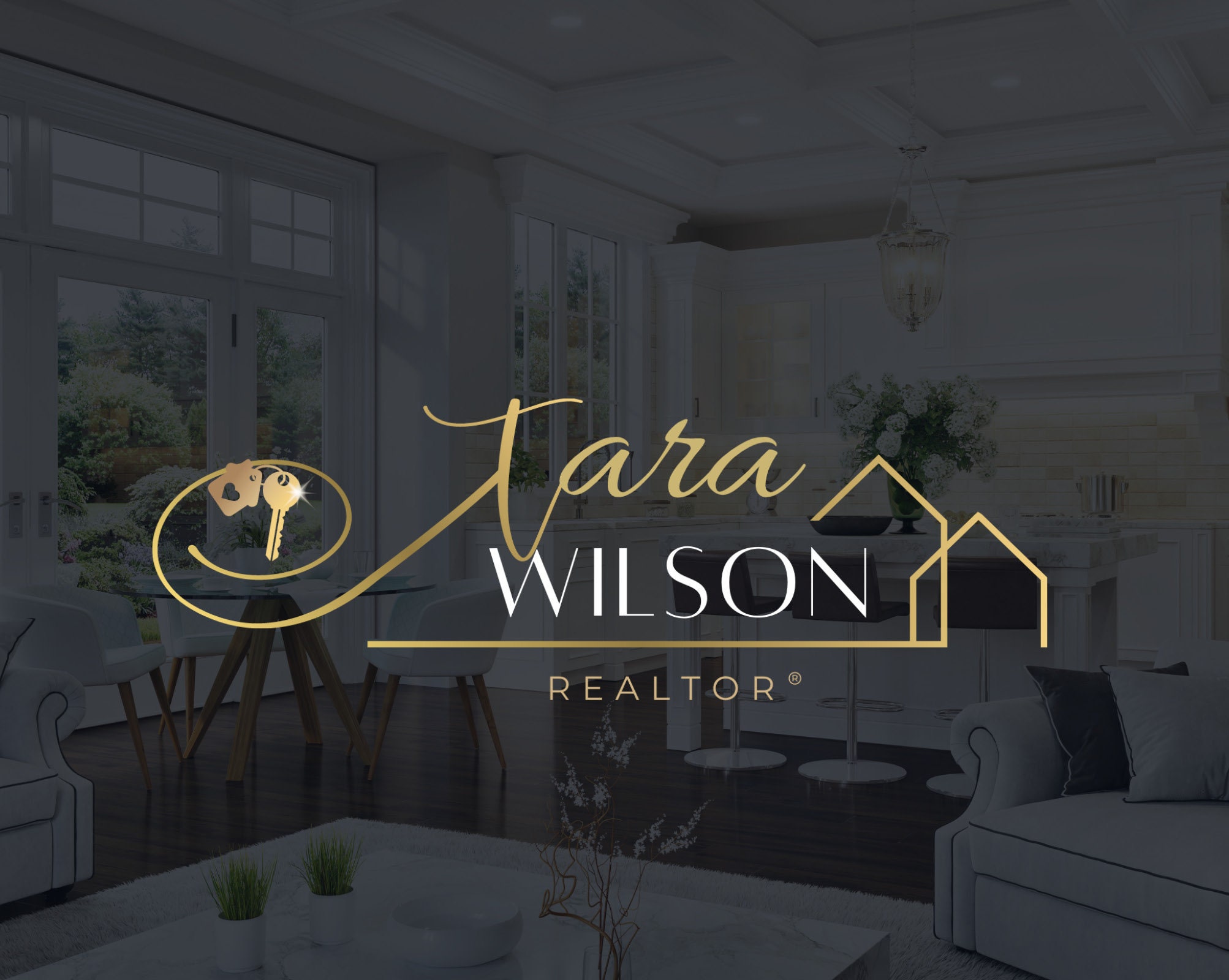 Realtor Logo Design Real Estate Logo and Branding Template - Etsy