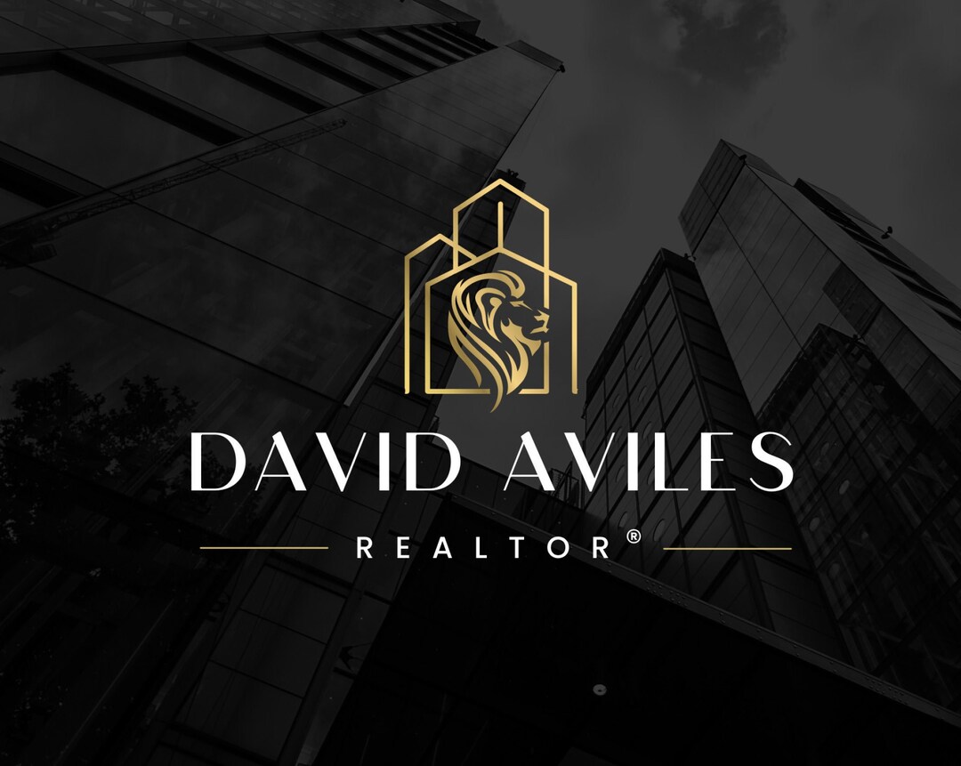 Realtor Logo and Branding Design Template Canva, Real Estate Lion Logo ...