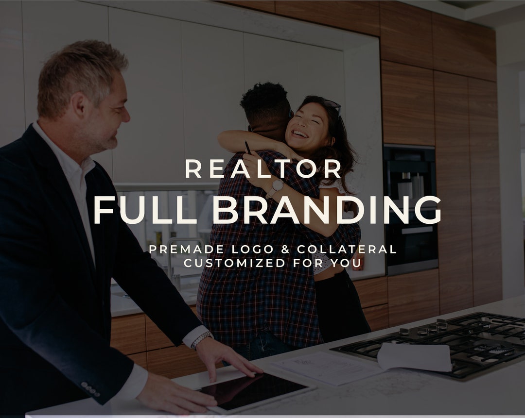 Modern Realtor Logo and Branding Design, Premade Logo Canva Template ...