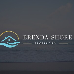 Sea House Logo, Vacation House Logo, Rentals Logo Design, Holiday Home ...