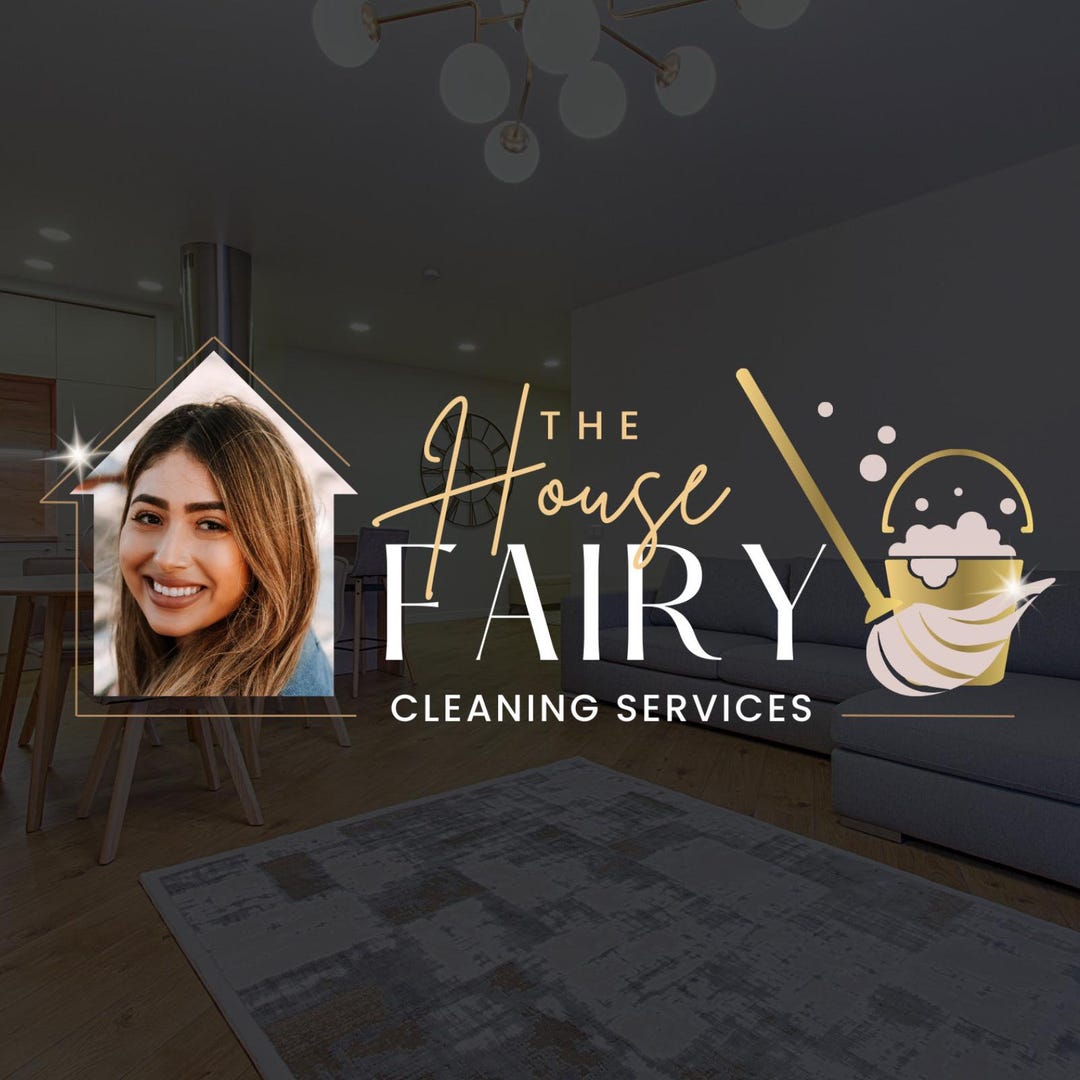 House Cleaning Logo: Modern Branding Canva Template (DIY) - Etsy