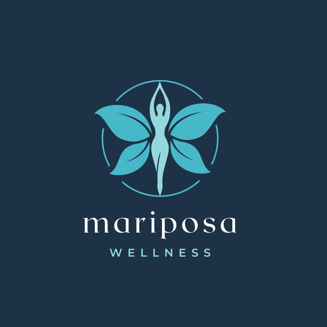 Butterfly Wellness Logo Template: DIY Branding Design (canva PDF) - Etsy