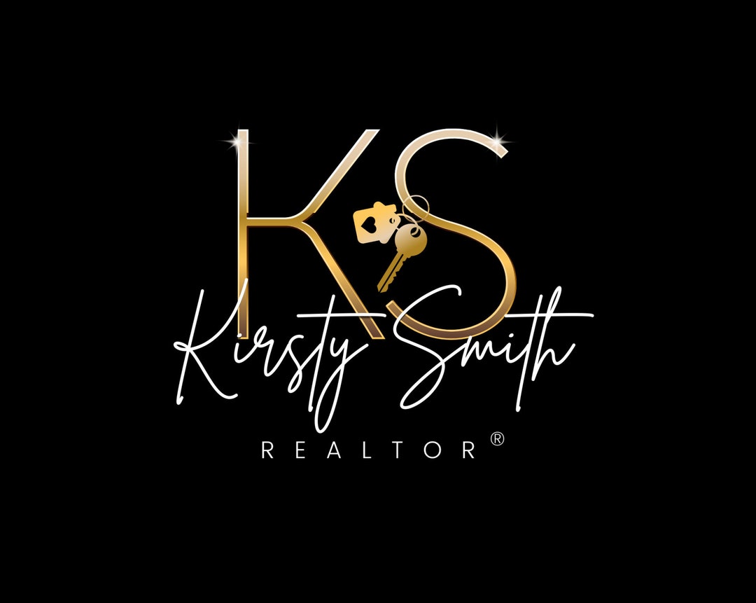 Gold Realtor Logo, Signature Logo Design, Real Estate Logo, Luxury Logo ...