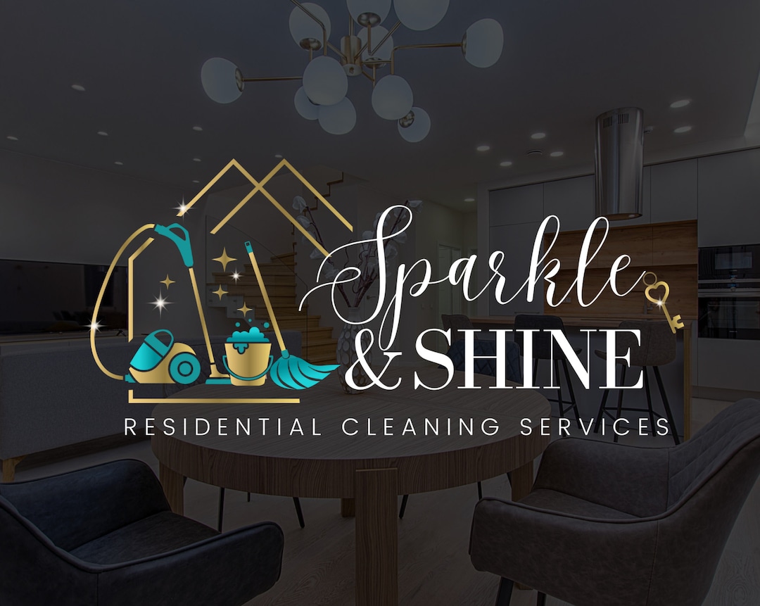 House Cleaning Logo, Home Cleaners Branding Design, Residential ...