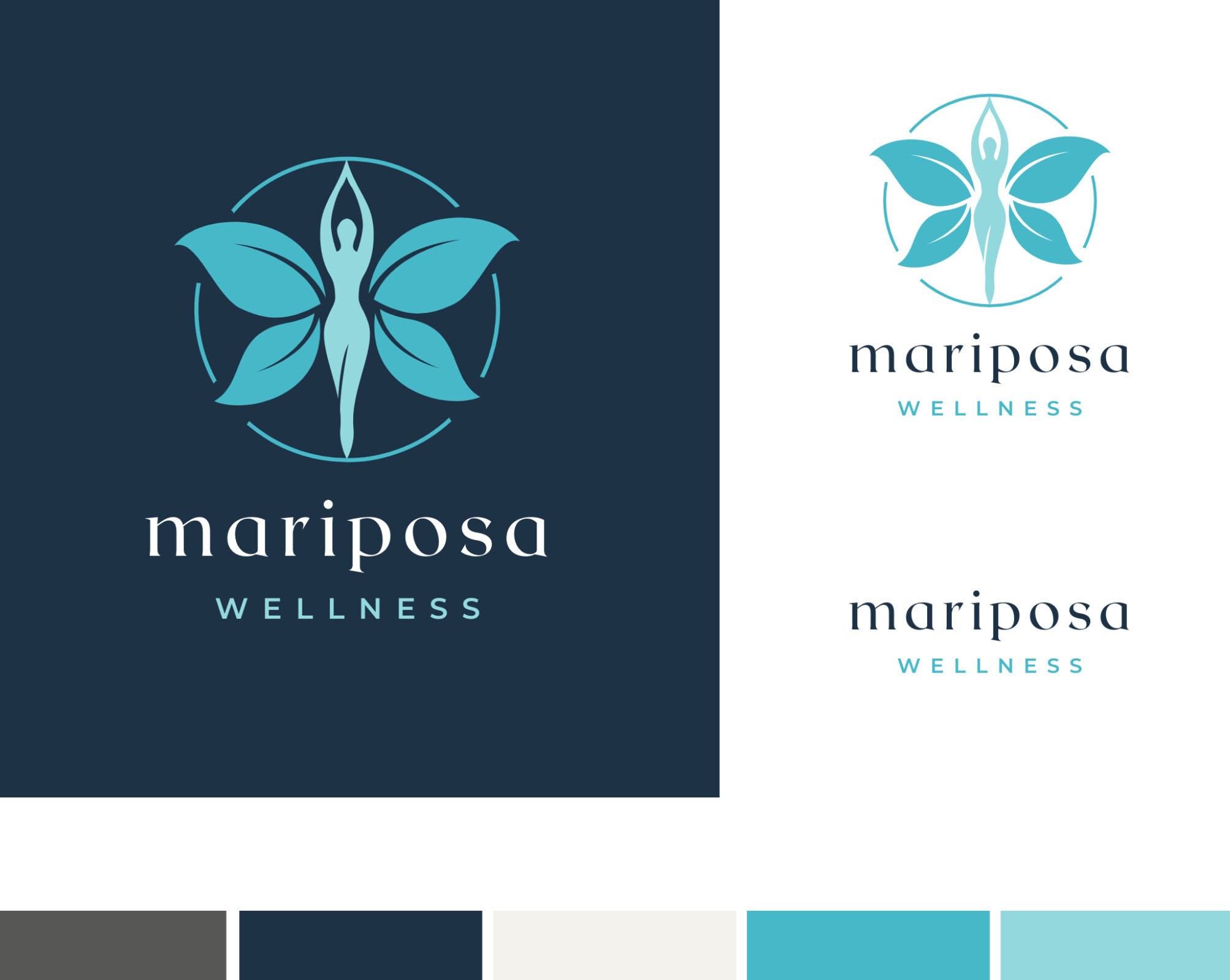 Butterfly Wellness Logo Template: DIY Branding Design (canva PDF) - Etsy