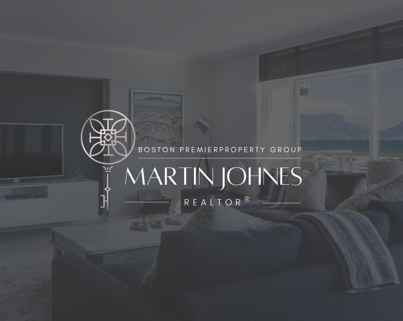 Key Logo Design Realtor Logo Template Real Estate Brand | Etsy