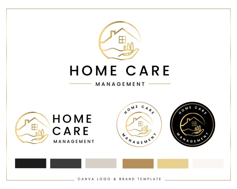 Home Care Logo Realtor Logo Template Property Maintenance - Etsy