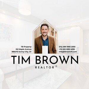 Realtor Logo Design, Real Estate Logo and Branding Template, Gold House ...