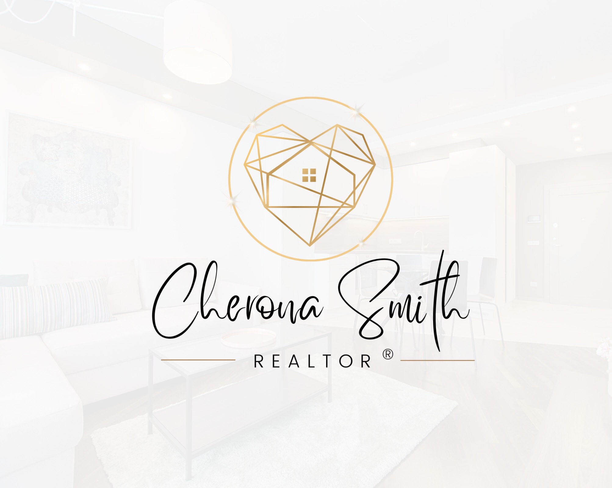 Realtor Logo and Branding Design Template Canva Real Estate - Etsy