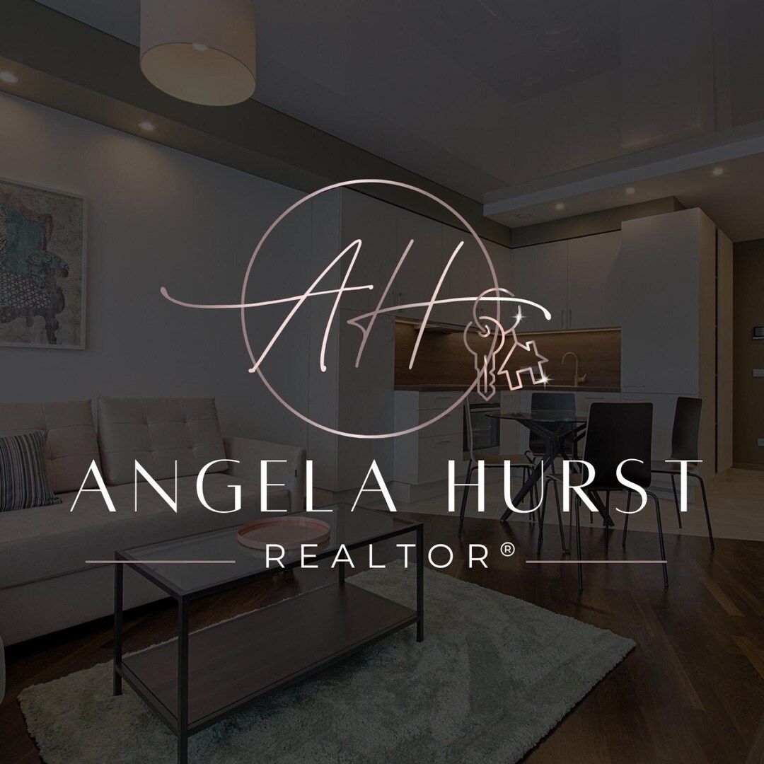 Rose Gold Realtor Logo, House Logo Design, Modern Real Estate Logo ...
