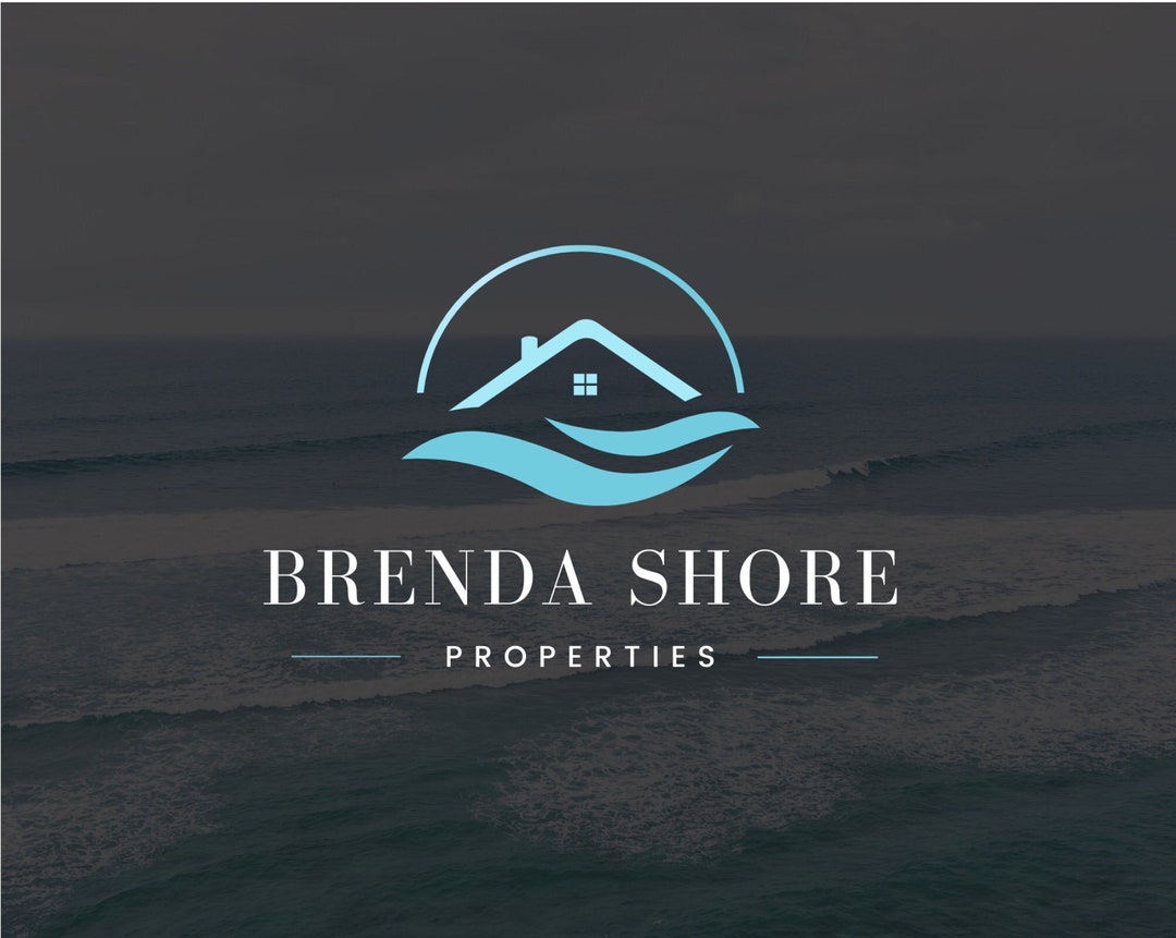 Sea House Logo, Vacation House Logo, Rentals Logo Design, Holiday Home ...