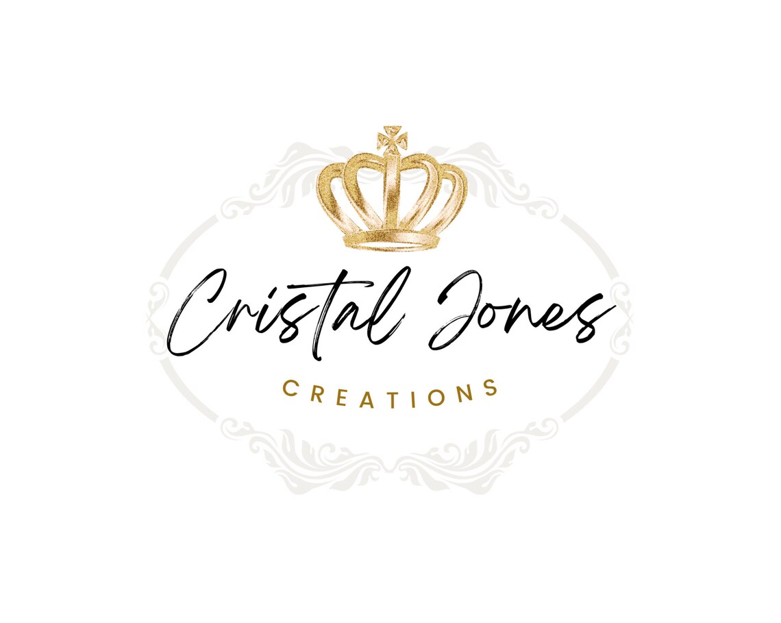 Gold Crown Logo Luxury Gold Logo Design Hair Salon Logo - Etsy