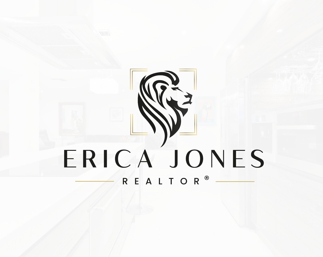 Realtor Logo and Branding Design Template Canva, Real Estate Lion Logo ...