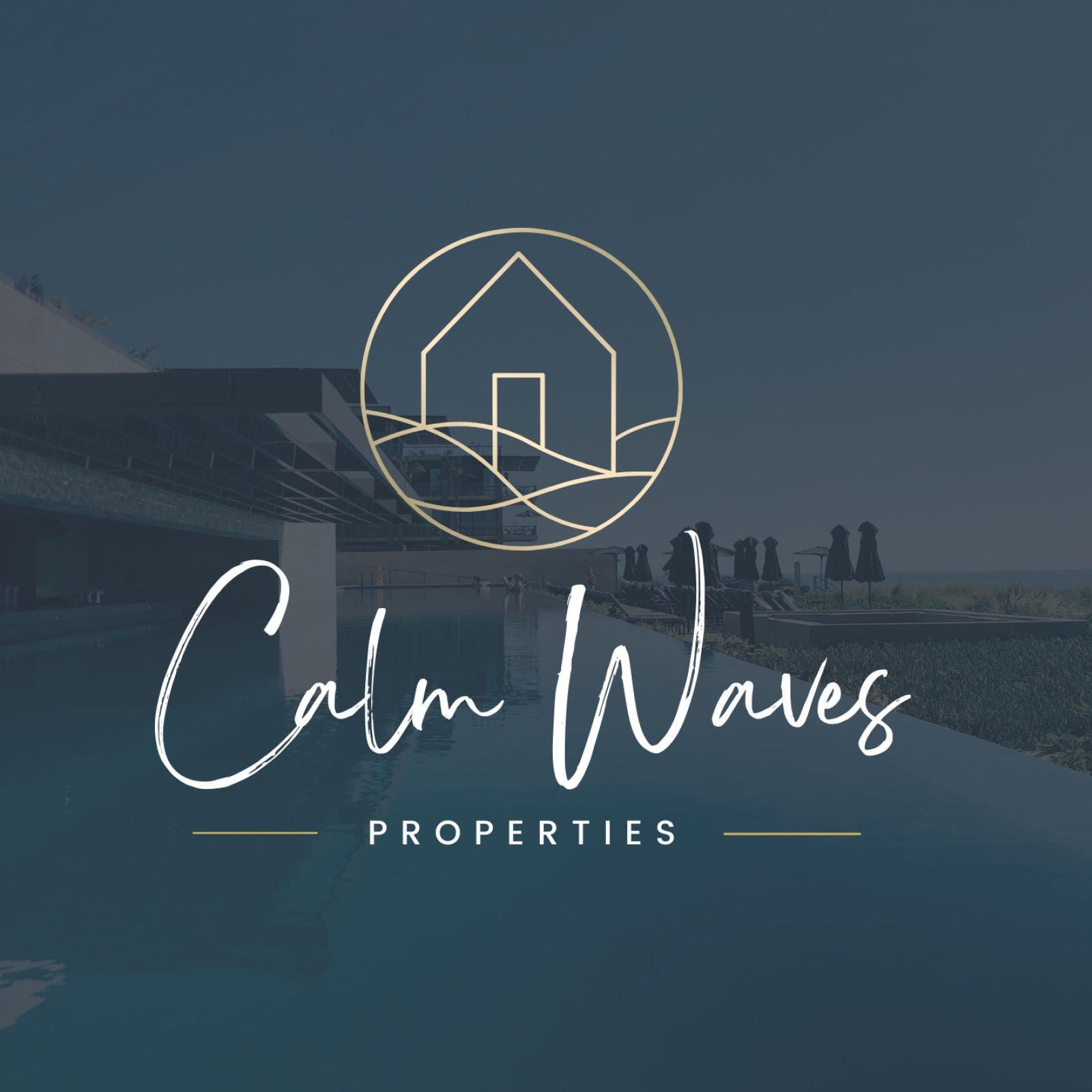 Coastal Realtor Logo: Beach House Branding Template (canva) - Etsy