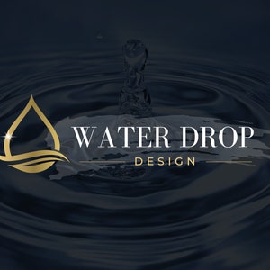 Water Drop Logo, Drip Logo Design, Liquid Branding, IV Drip Logo ...