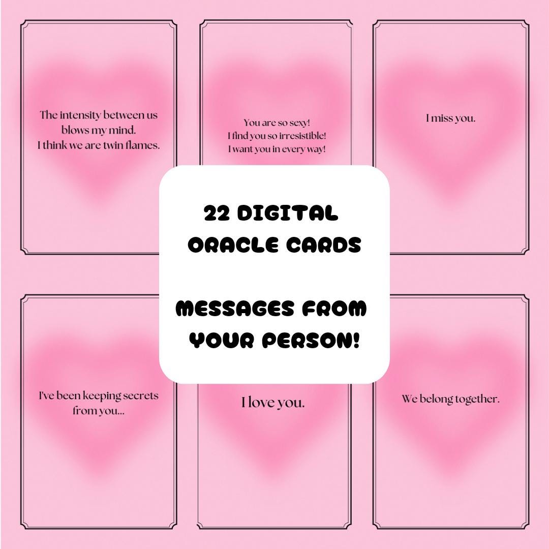 Printable Oracle Cards - Channeled Feelings by Brittany Moon - Etsy