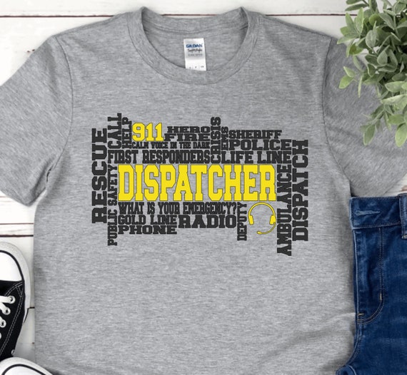 911 Dispatch Graphic T-shirt 911 Shirt Dispatch Shirt | Etsy