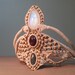 Ruby Crown Moonstone Crown Macrame Crown for Women Hair - Etsy