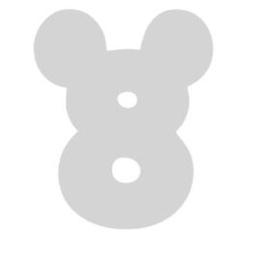 Set of 10 Mickey Mouse Birthday Number Decals – Vinyl Stickers for ...