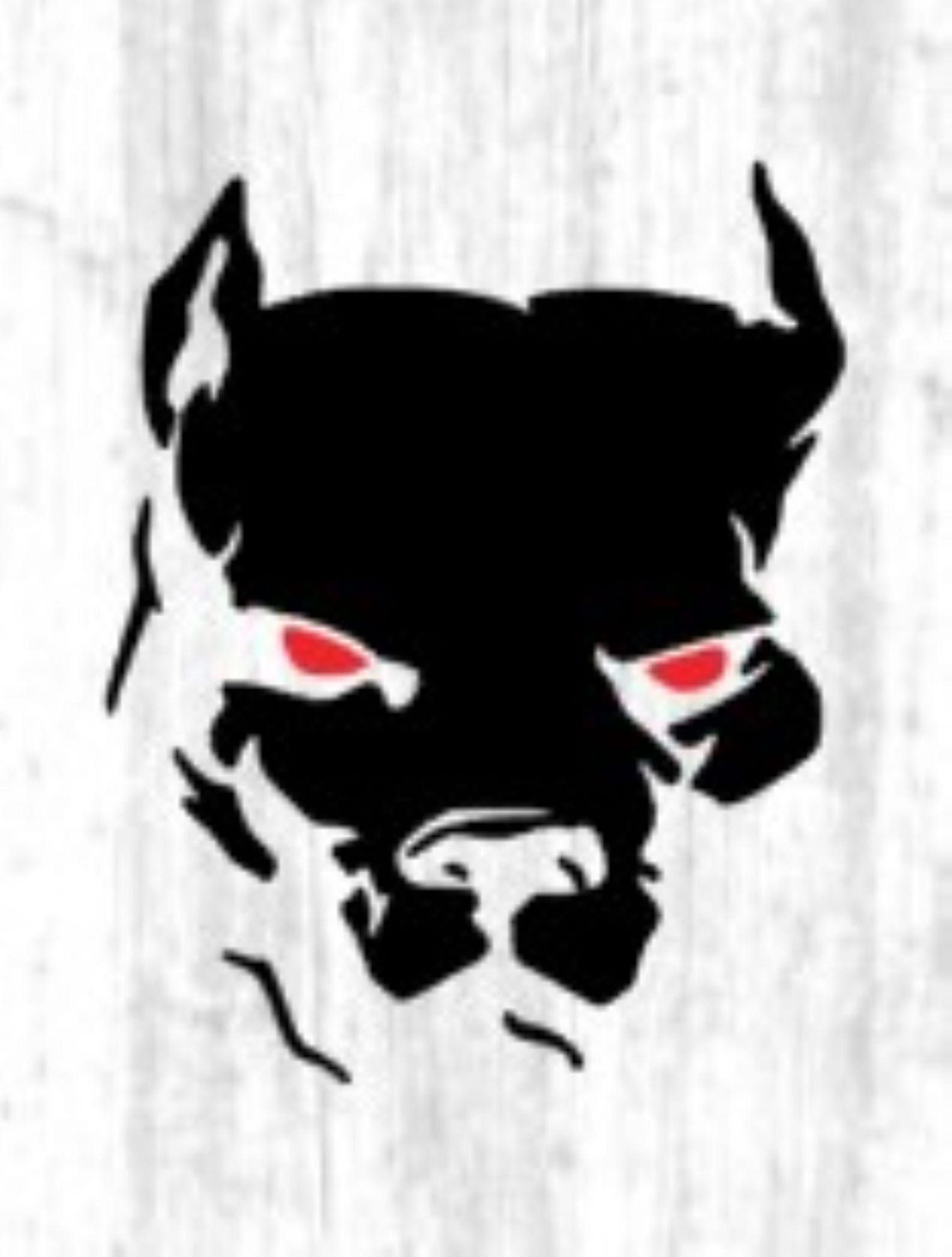 Pitbull Dog Head Decal – Car Sticker, Aggressive Pitbull Face, Dog ...