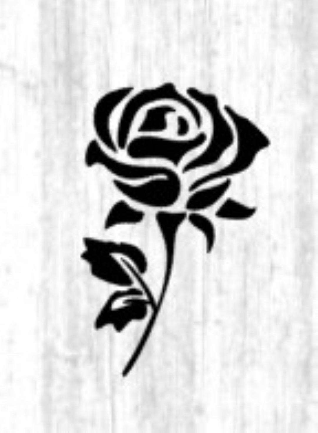Rose Vinyl Decal – Sticker for Laptops, Bottles & Cars - Etsy