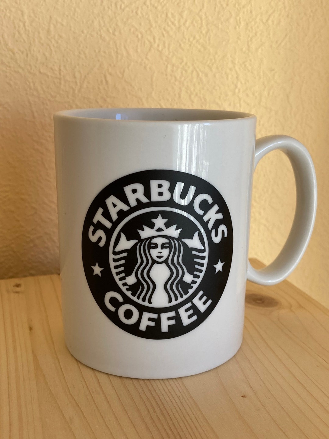 Starbucks Replica Logo Vinyl Decal, Starbucks Coffee Lover - Etsy