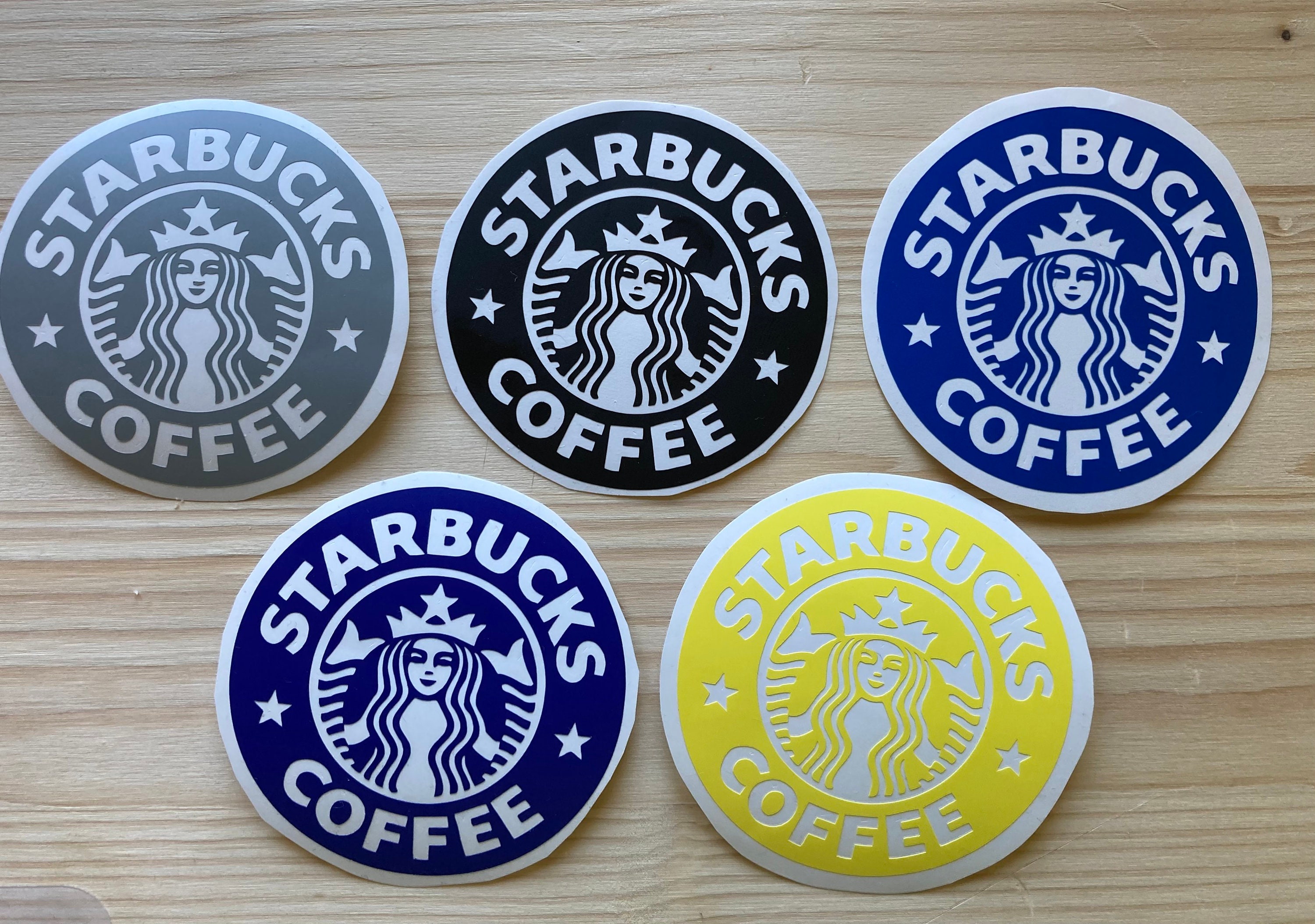 Starbucks Replica Logo Vinyl Decal, Starbucks Coffee Lover - Etsy