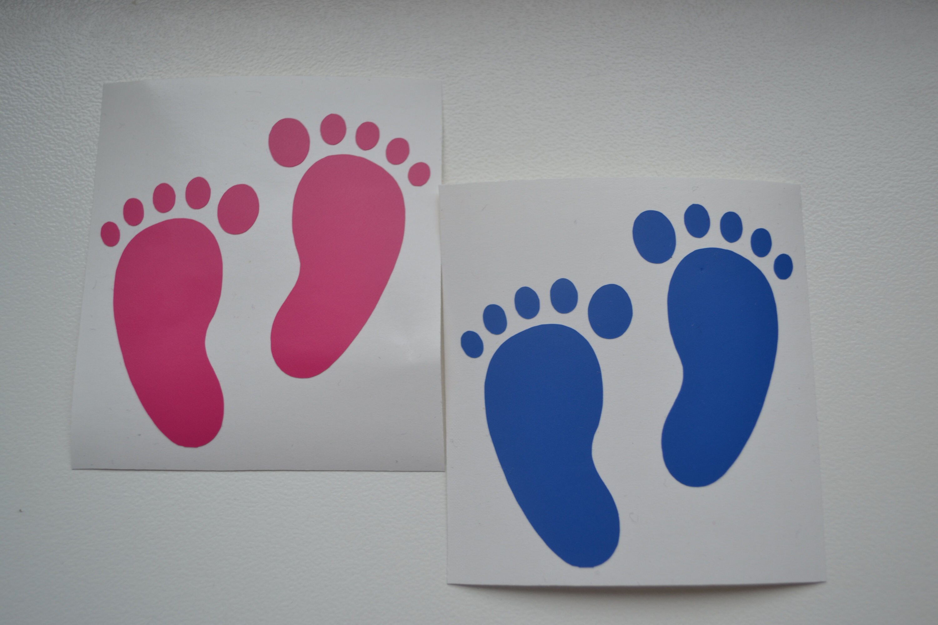 Set of 10 Pairs Baby Feet Vinyl Decals, Baby Feet Decals, Baby Feet ...