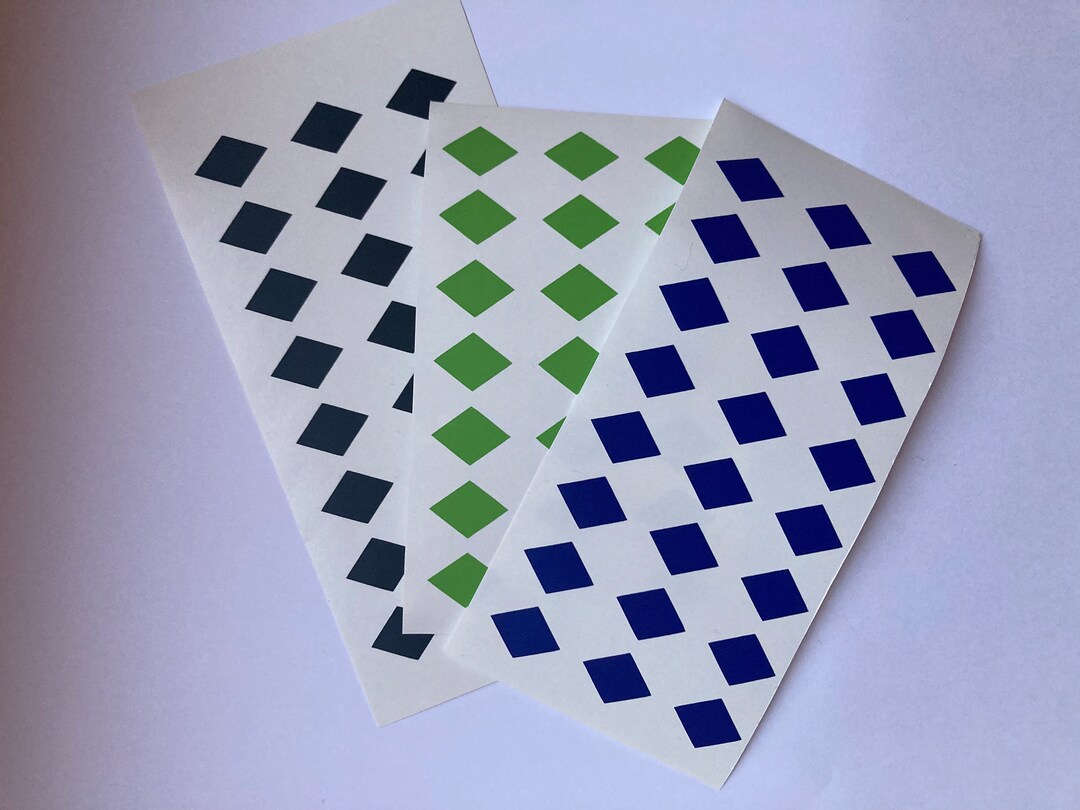 Rhombus Vinyl Wall Decals Stickers, Vinyl Wall Decals, Wall Sticker ...