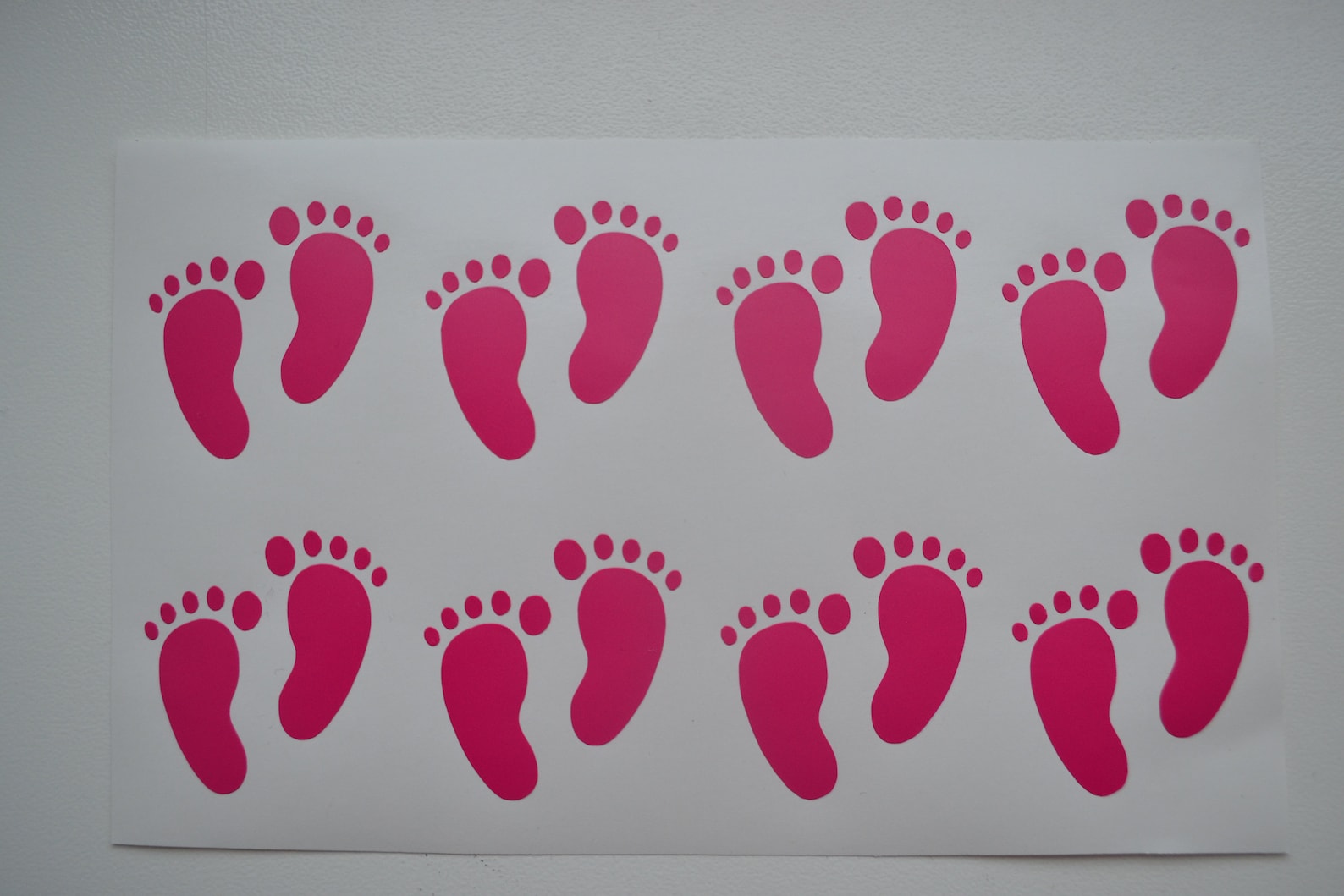 Set of 10 Pairs Baby Feet Vinyl Decals, Baby Feet Decals, Baby Feet ...