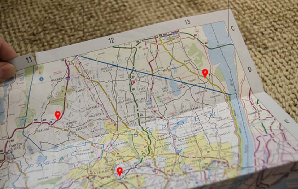 Set of 20 Map Marker Decals/stickers, Traveling Markers, Hiking Decals ...