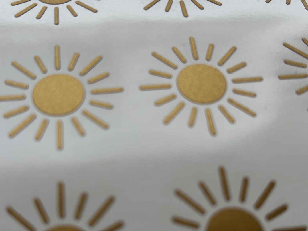 Set of 20 Sun Vinyl Decals - Etsy