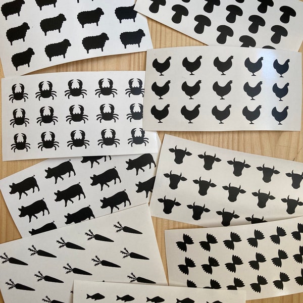 Meal Choice Stickers - Etsy